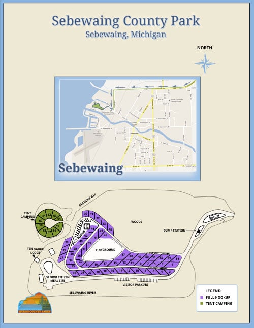 Sebewaing Michigan Map at Jason Weston blog